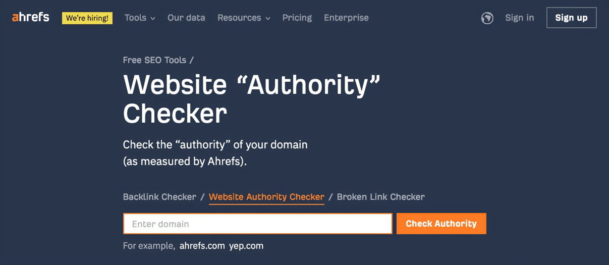 HOW TO FIND YOUR WEBSITES DOMAIN AUTHORITY (DA) SCORE