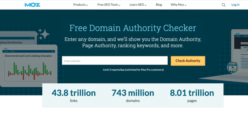 HOW TO FIND YOUR WEBSITES DOMAIN AUTHORITY (DA) SCORE